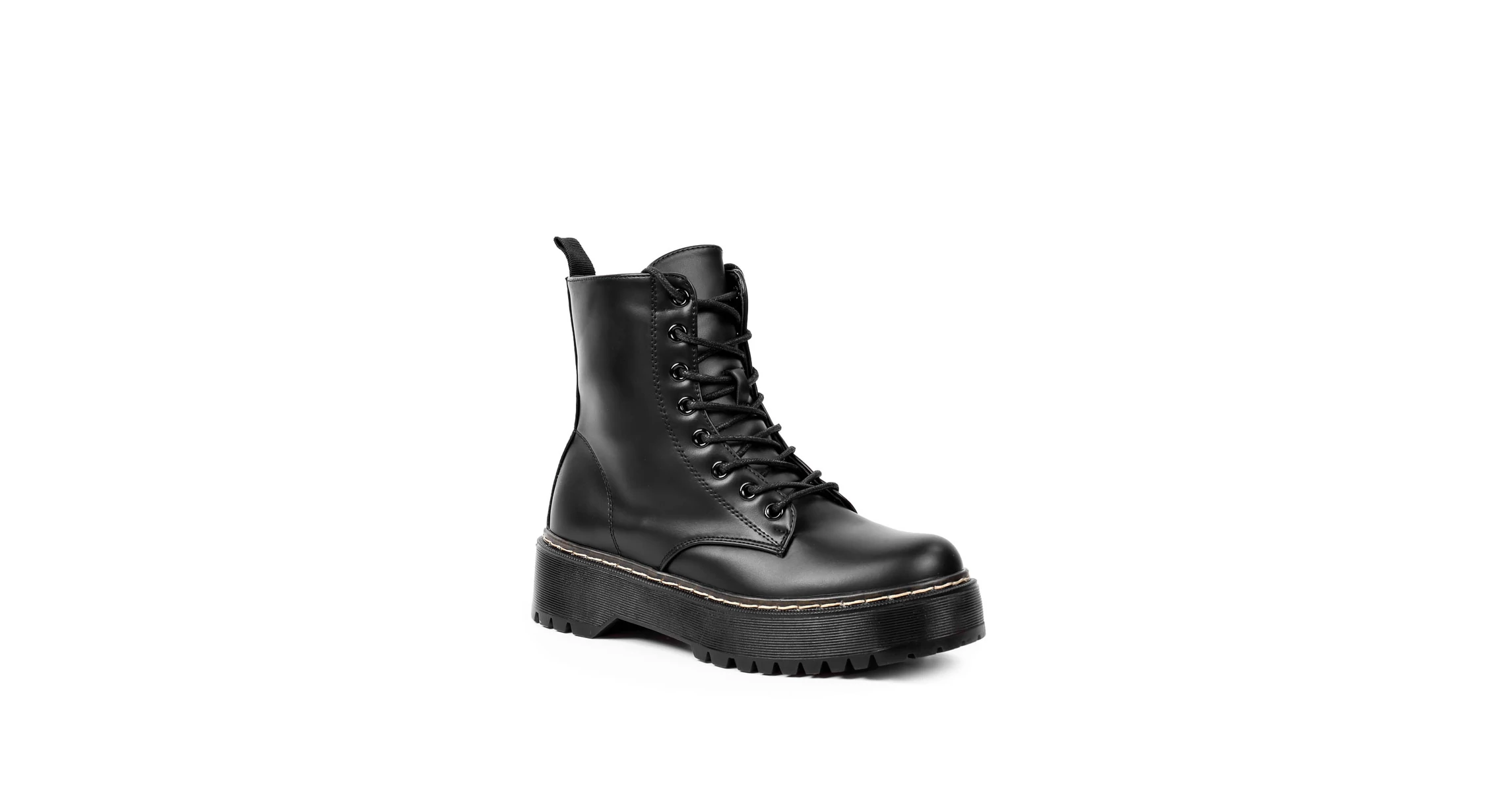 Yesmile Fekete Fűzős Női Bakancs - Bakancsok - Női cipő webáruház-női ...